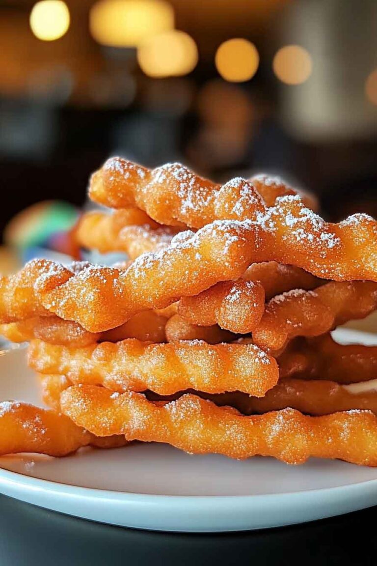 Crispy Funnel Cake Sticks - My Recipe World