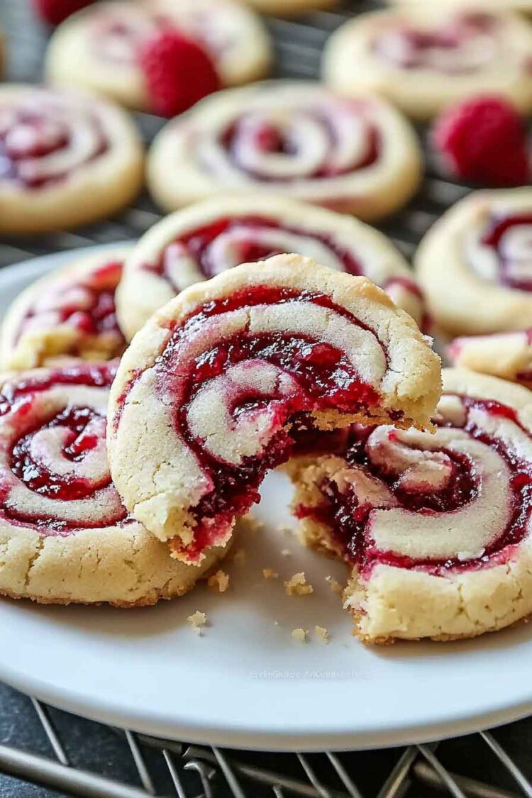 Raspberry Swirl Cookies - My Recipe World