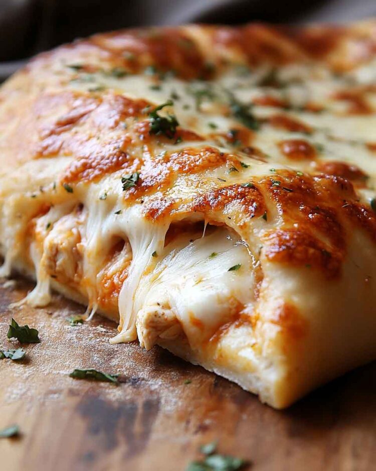 Chicken Alfredo Air Fryer Calzones - My Recipe World