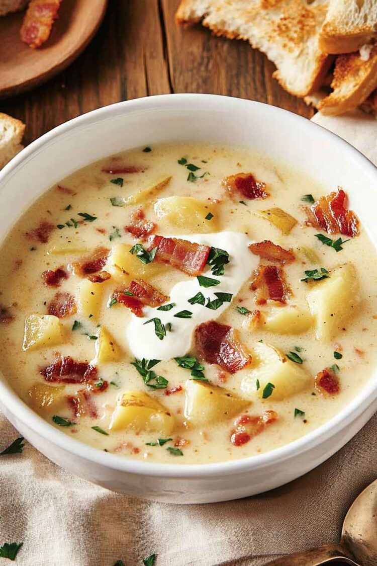 Copycat Outback Loaded Baked Potato Soup - My Recipe World