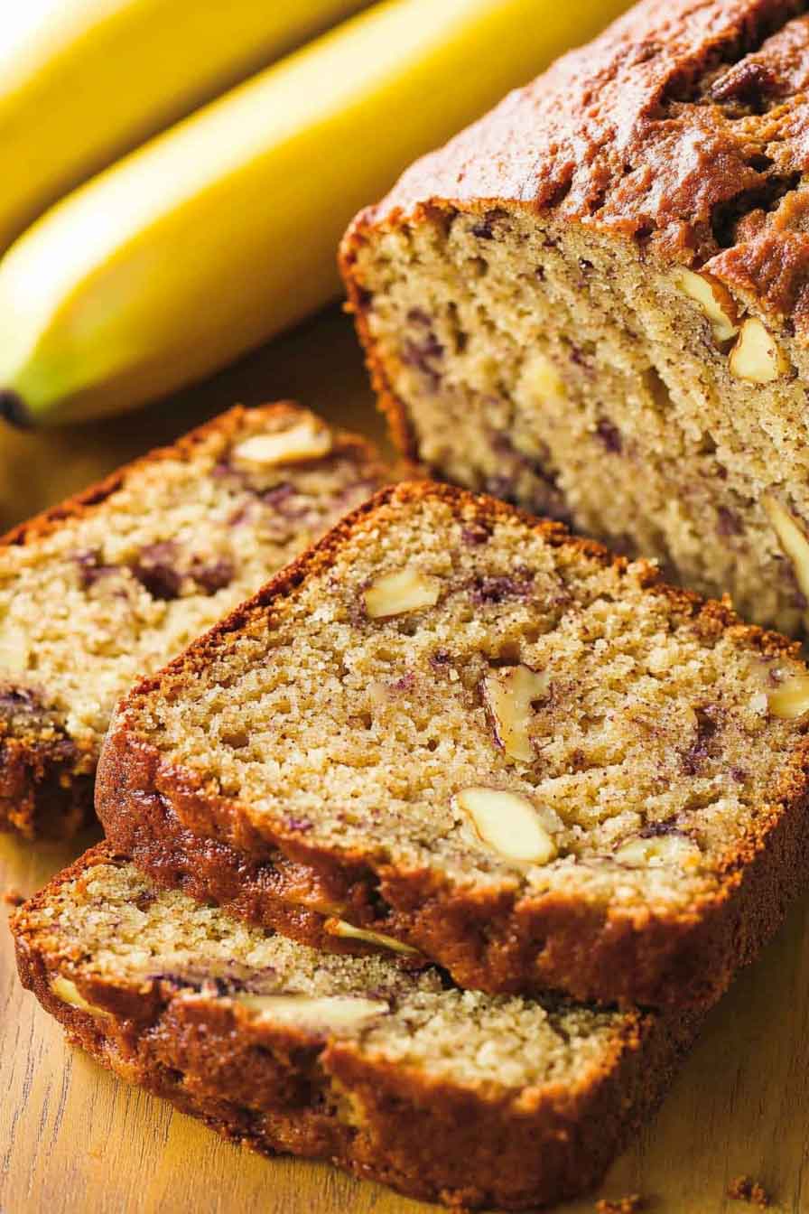 Moist Banana Bread Recipe - My Recipe World