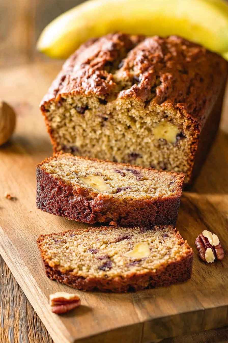 Moist Banana Bread Recipe - My Recipe World