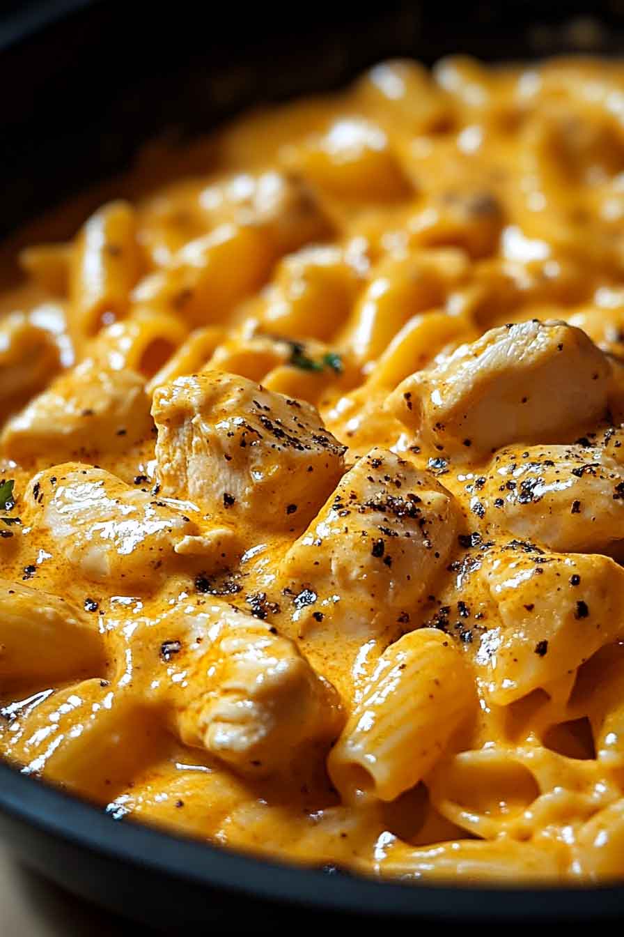 One Skillet Creamy Spicy Ranch Chicken Pasta - My Recipe World