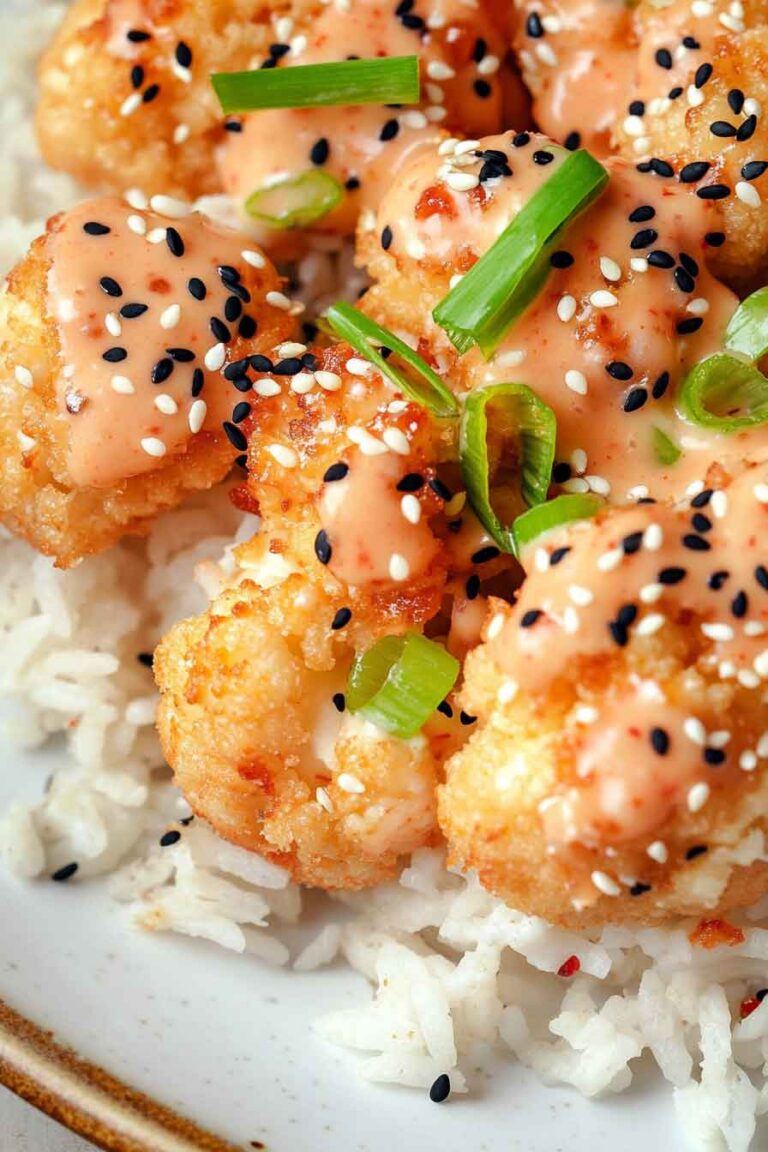 Vegan Bang Bang Cauliflower - My Recipe World