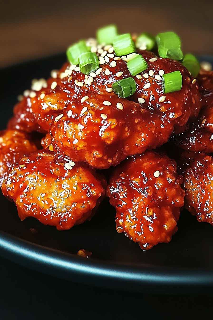 Korean Spicy And Sweet Fried Chicken - My Recipe World