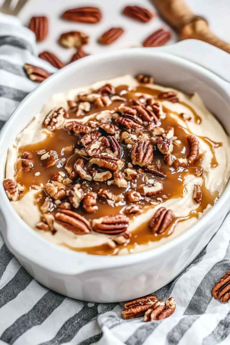 No Bake Pecan Pie Dip - My Recipe World