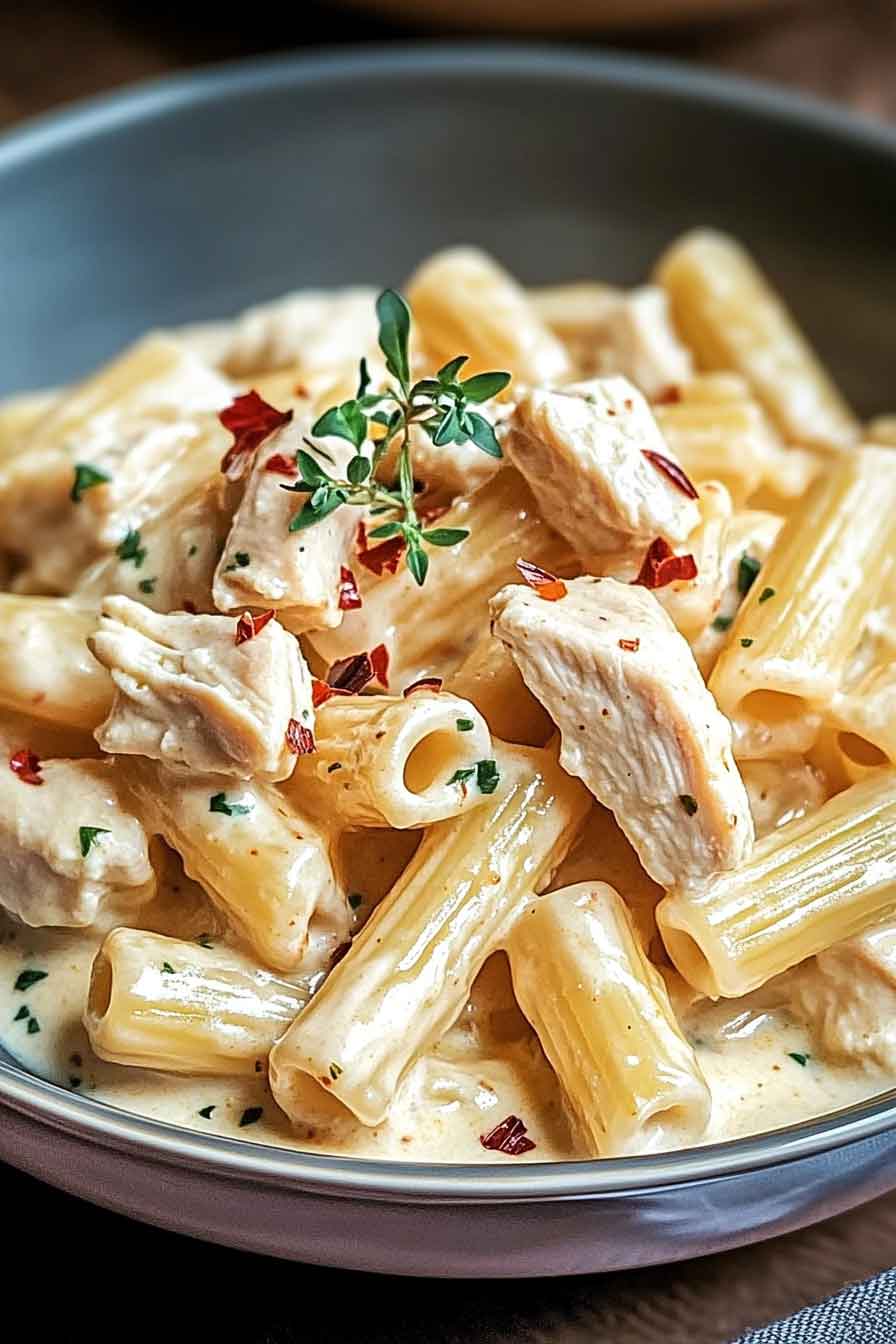 Creamy Chicken Ricotta Pasta - My Recipe World