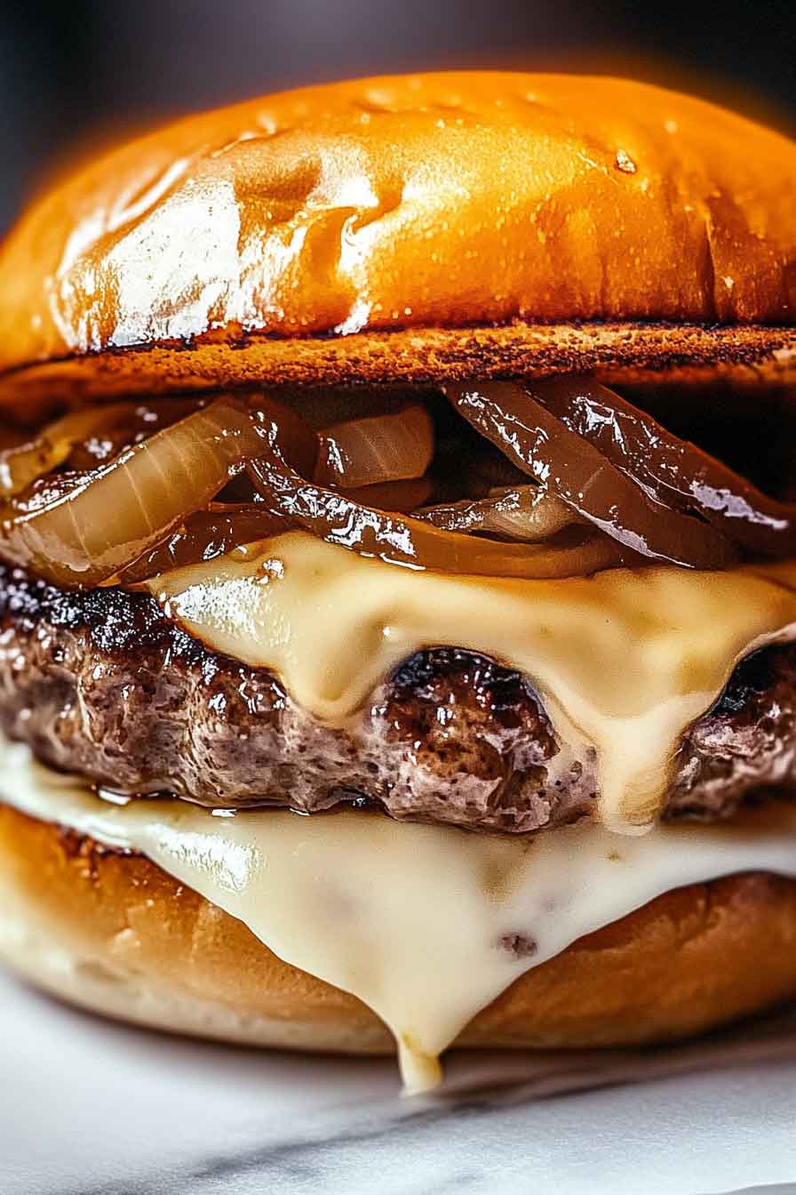 Irish Pub Burger (Grill or Stovetop) - My Recipe World