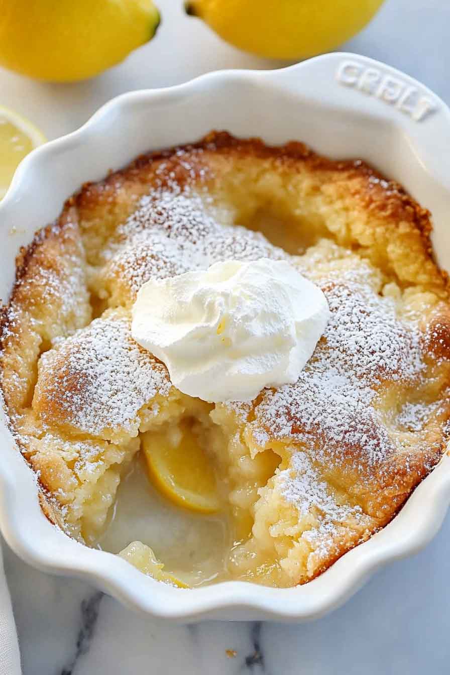 Magic Lemon Cobbler - My Recipe World