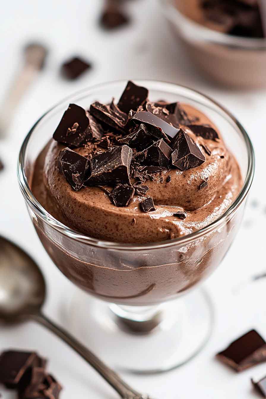 Easy 2 Ingredient Chocolate Mousse - My Recipe World